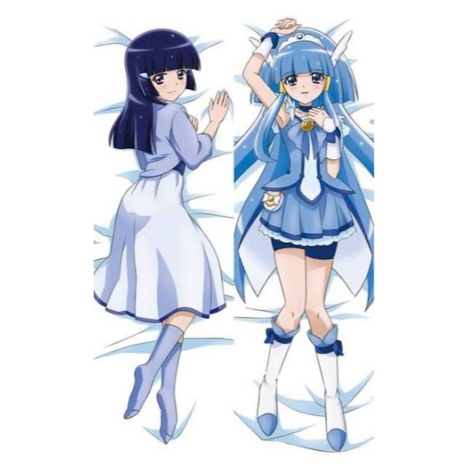 Smile PreCure! Reika Aoki Dakimakura Pillow Cover 160 ×50cm 2-Way ...