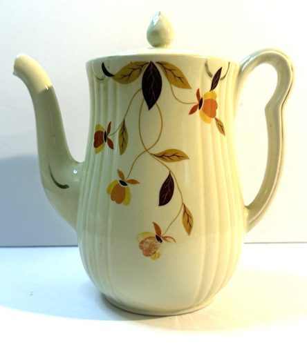 Vintage Hall Jewel Tea Autumn Leaf Coffee Pot with Lid | eBay