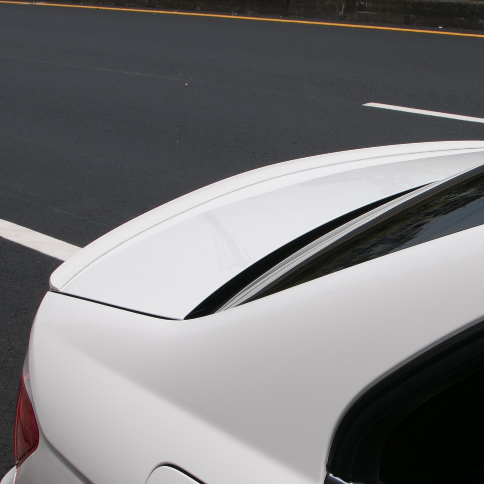 Fyralip Painted Trunk Trunk Lip For Mercedes-Benz W204 08-14 C-Class ...