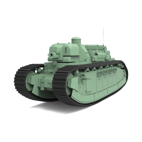 SSMODEL SS48669 1/48 Military Model Kit France FCM 2C bis Heavy Tank | eBay