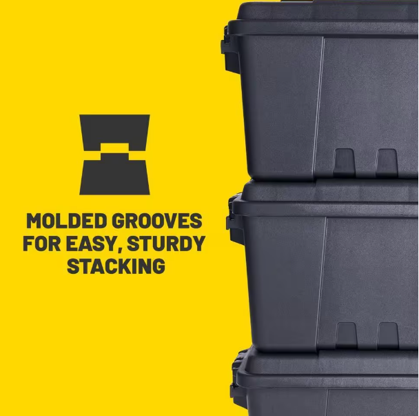 Plano Box Storage 27-Gal. Hinged Gal. Olive Drab Green 27-Gal ...