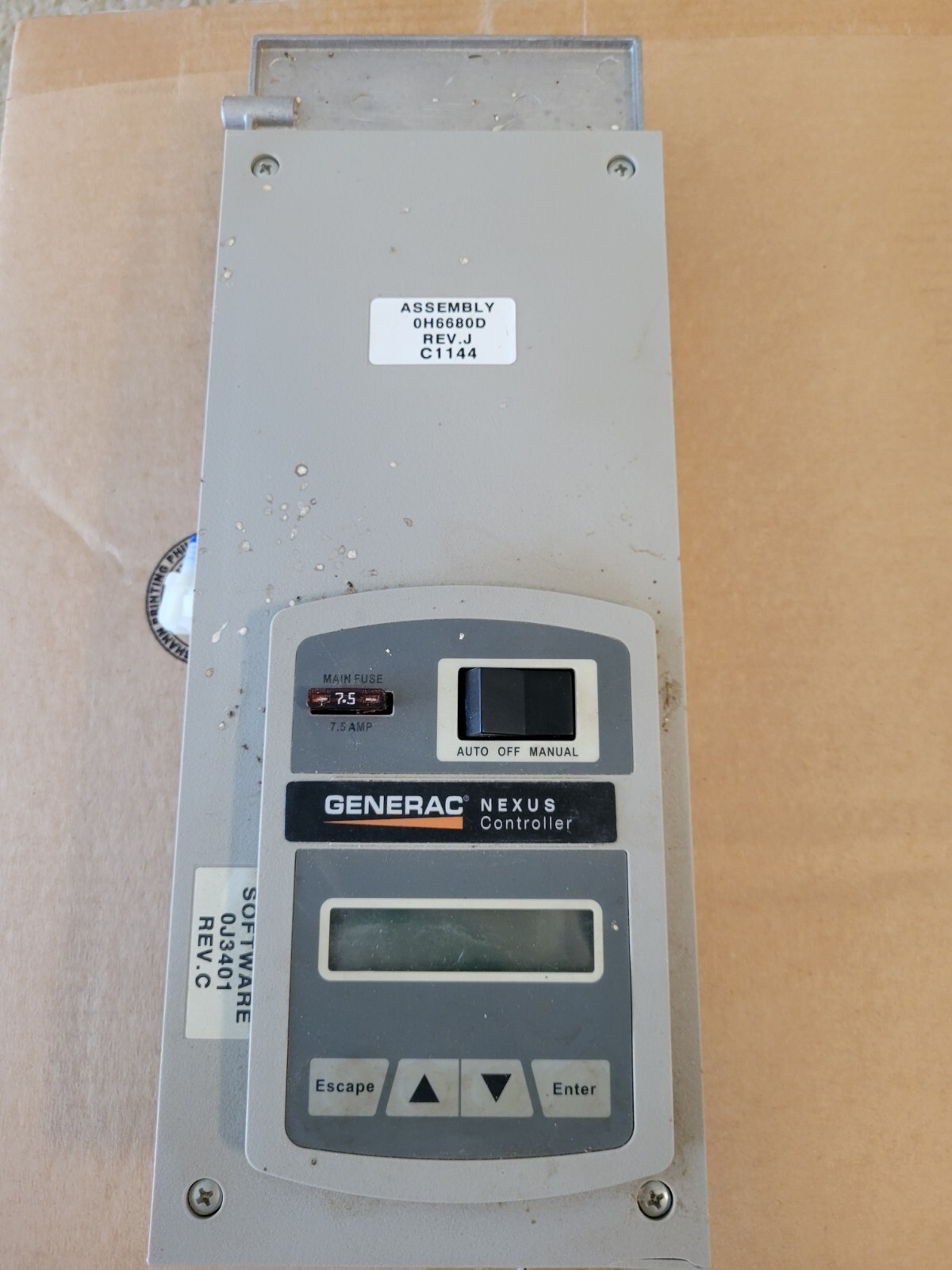 GENERAC NEXUS CONTROLLER - 0H6680D ASSY CONTROL BOARD | eBay