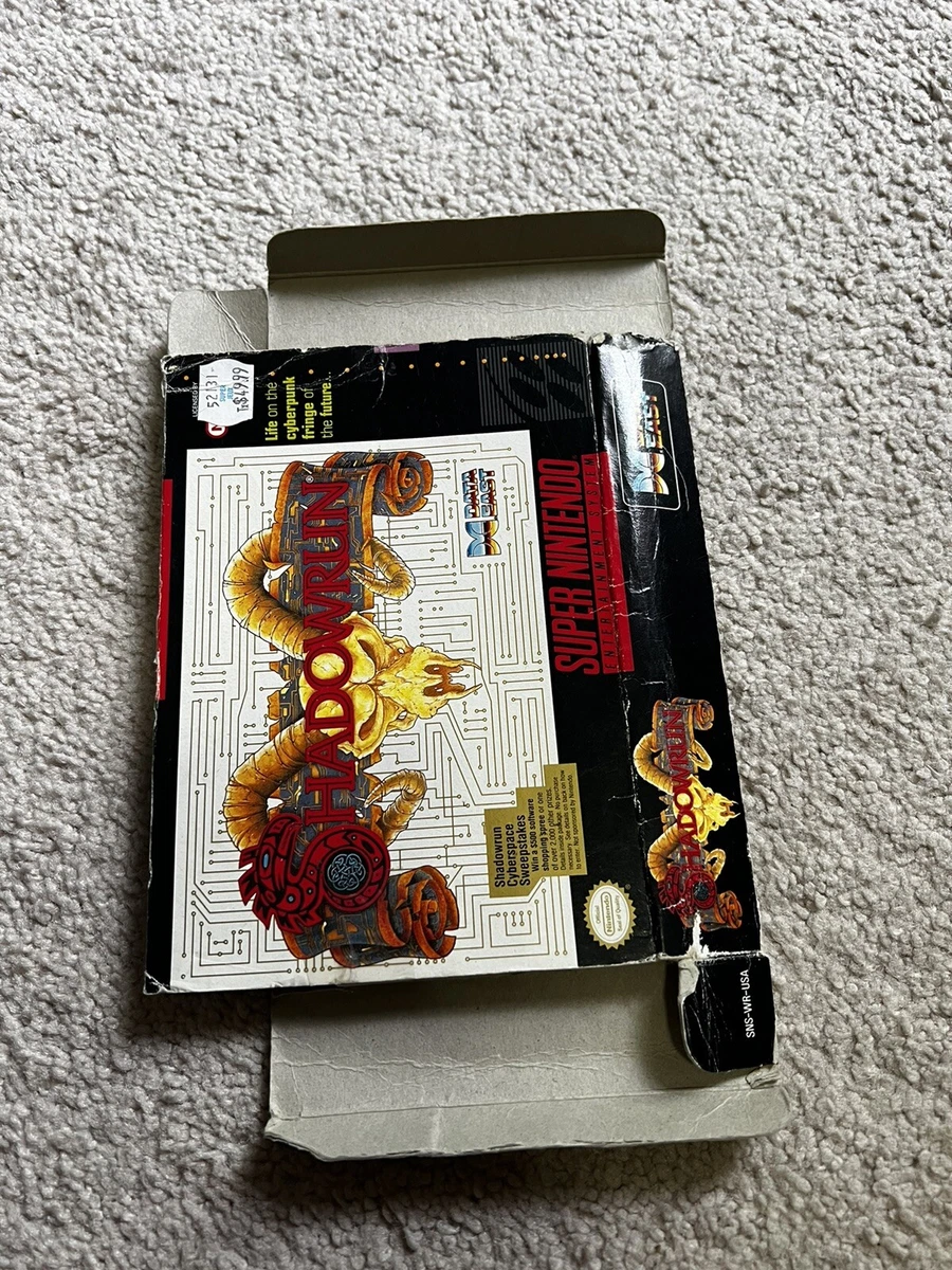 Shadowrun Snes Box