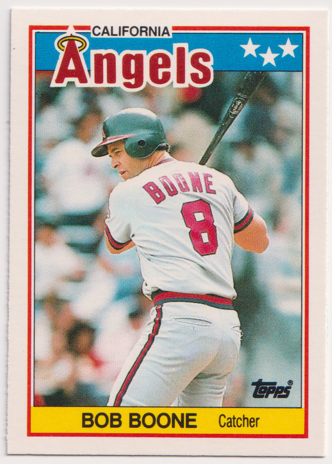 1988 Topps UK #6 Bob Boone California Angels | eBay