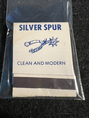 VINTAGE MATCHBOOK - SILVER SPUR HOTEL - MONAHANS, TEXAS - UNSTRUCK! | eBay