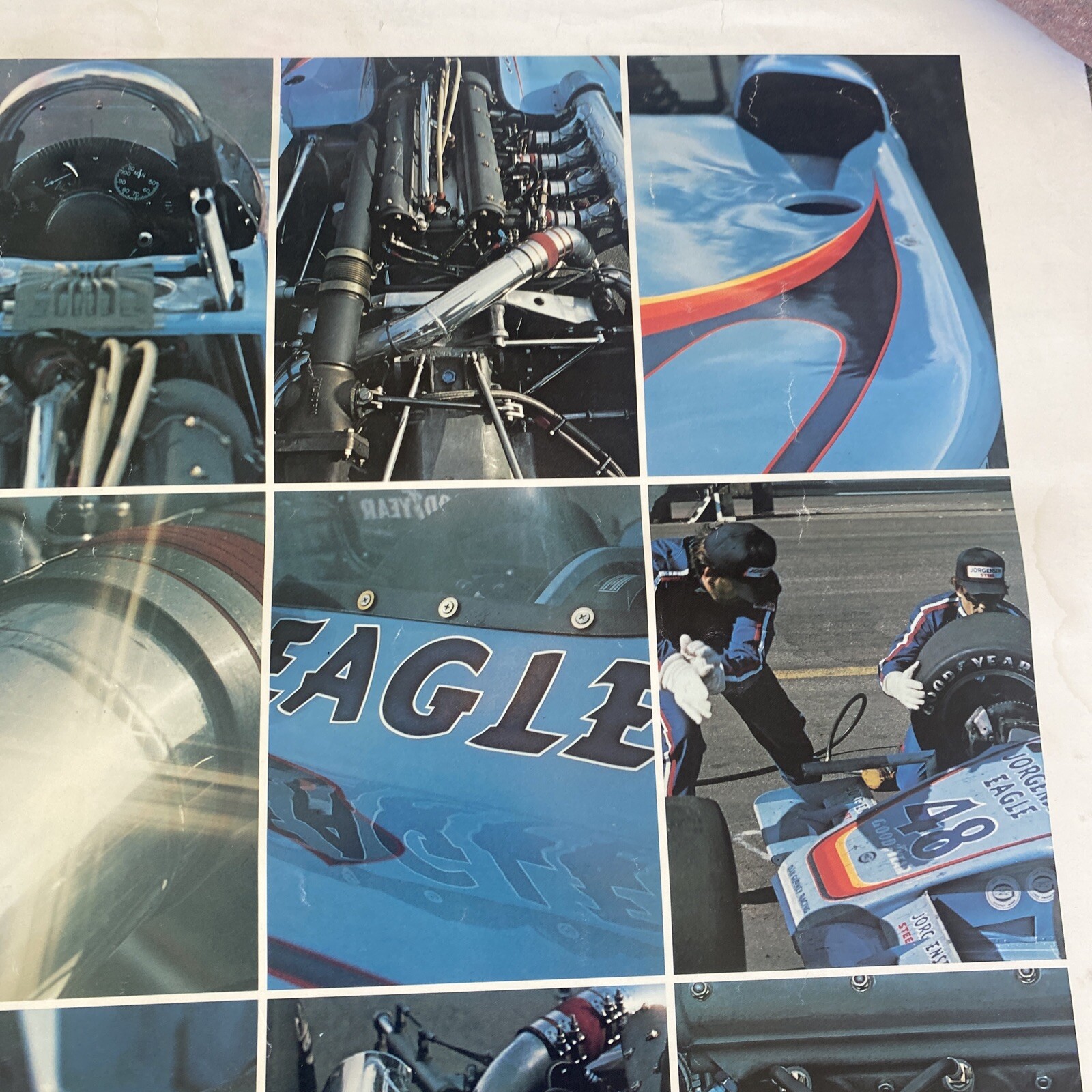 Dan Gurney’s Jorgensen Eagle: Indy 500 Winner 1975 Racing Poster Rare ...