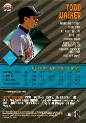 1997 Bowman's Best Autographs #107 Todd Walker Auto - NM-MT | eBay