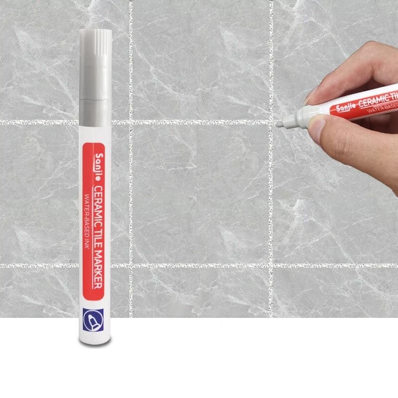 12 Color White Waterproof Tile Marker Grout Pen Wall Seam Pen For Tiles ...
