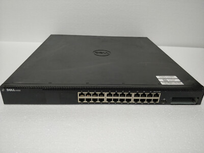 Dell N4032 24x 10G RJ45 Ports Layer 3 Network Switch W/ Dual AC Power ...