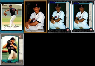 Juan Pena Boston Red Sox (5) Card Lot - THE ULTIMATE COLLECTOR'S PRIZE ...