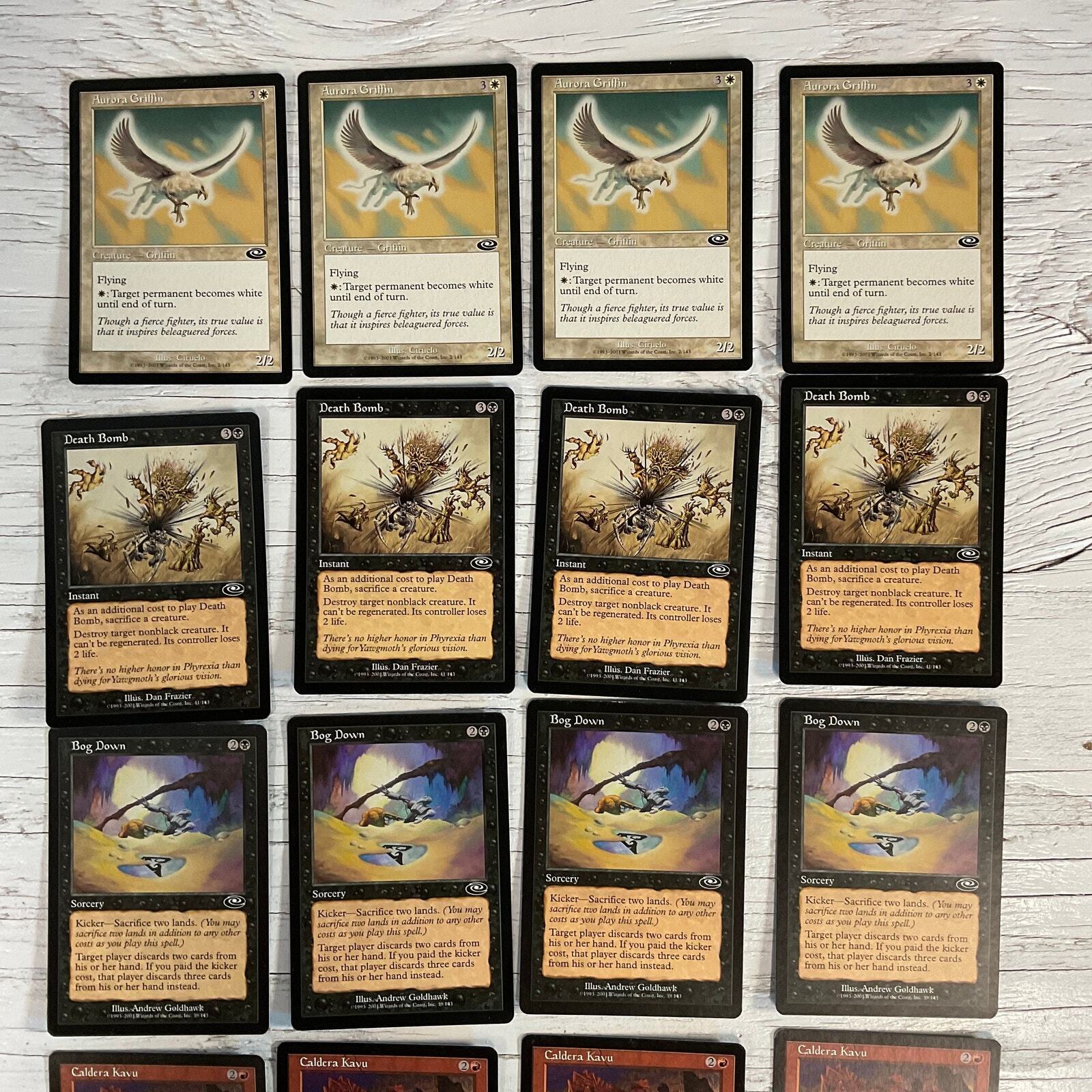 MTG Magic The Gathering 20 Card Lot Insolence, Volcano Imp, Bog Down | eBay