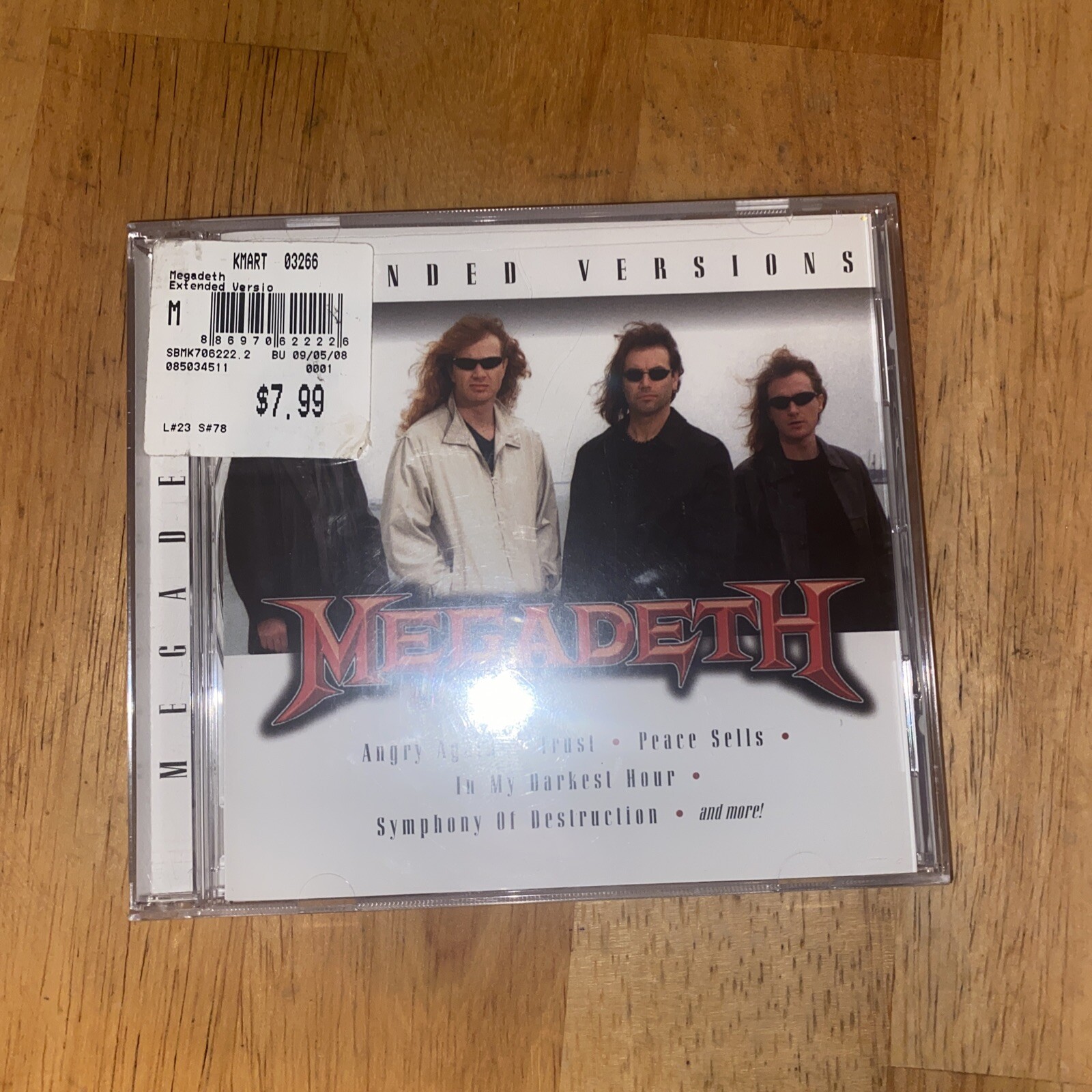 Megadeth Extended Versions US CD 2007 Sony/BMG Music Issue Still Sealed ...