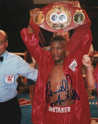 Pernell Sweet Pea Whitaker Boxing Lightweight Champion SIGNED 8x10 ...