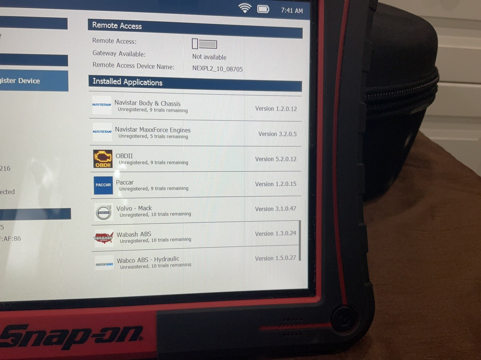 Snap-on Pro-link Edge Heavy Duty Scanner Scan Tool Touchscreen ...