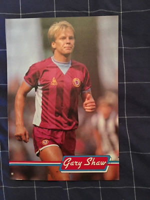GARY SHAW - ASTON VILLA - 1 PAGE PICTURE - CLIPPING/CUTTING | eBay