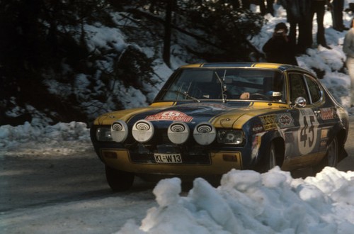 Klaus Fritzinger and Gunther Schons Ford Capri 2600 1973 Rally Car Old ...