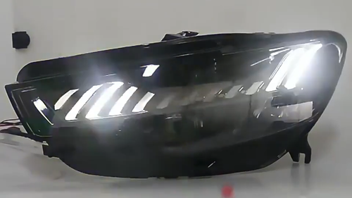 For Audi A6 2012-2015 Full LED Headlights Sequential DRL Animation ...