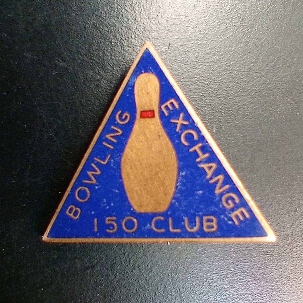 Bowling Exchange Pin 150 Club Award K5 Clasp Closure L Vintage | eBay