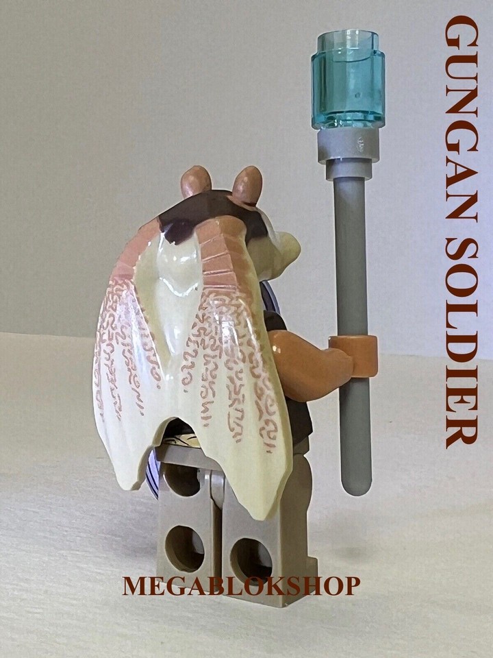 LEGO STAR WARS GUNGAN SOLDIER WARRIOR 100% NEW LEGO SET 7929 JAR JAR ...