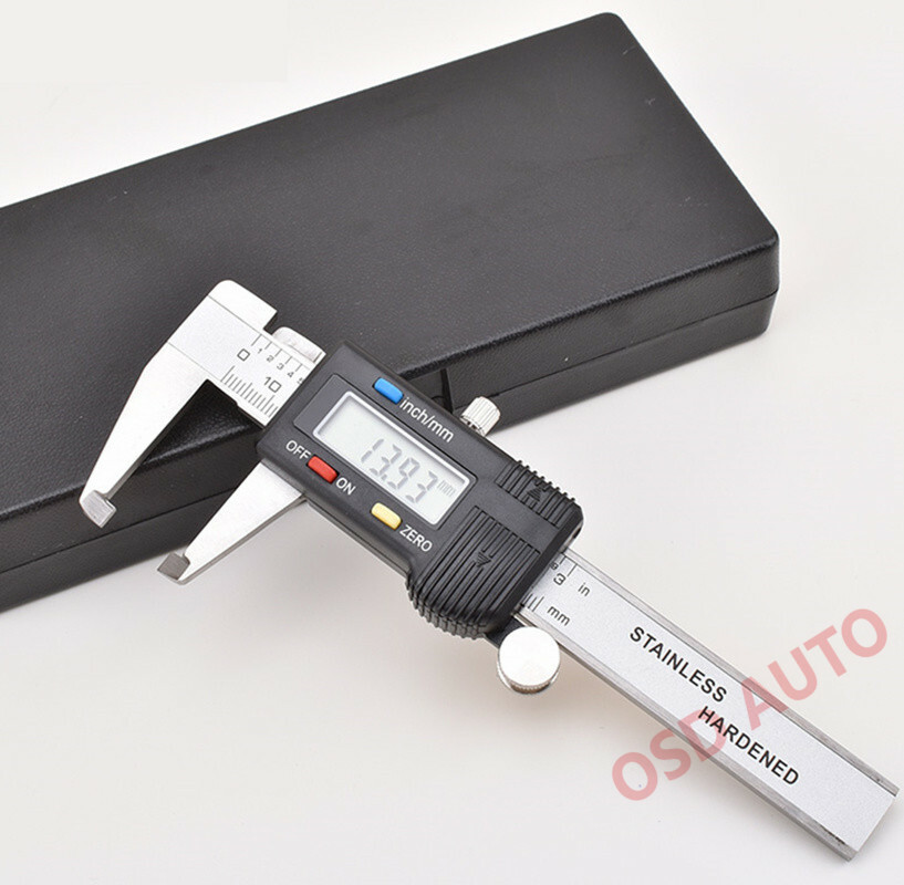 DISC ROTOR BRAKE ELECTRONIC DIGITAL CALIPERS VERNIER MEASURING TOOL ...