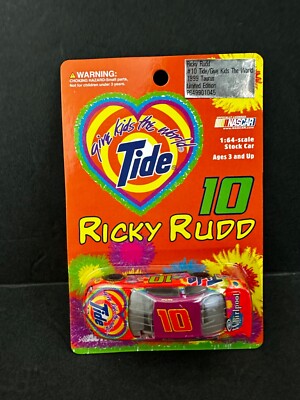 Vintage Ricky Rudd #10 Tide Give Kids The World 1:64 Scale Diecast 1999 ...