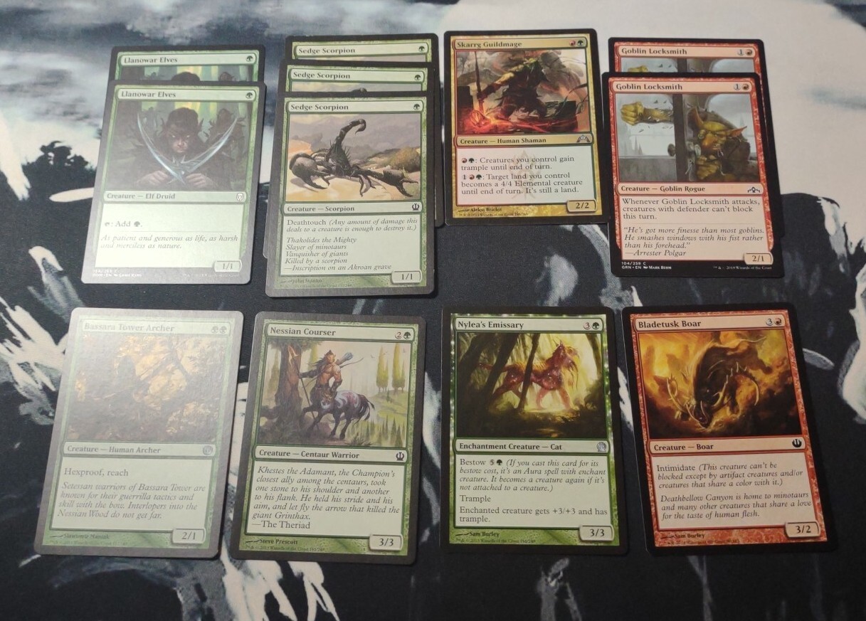 MTG Red Green MONSTROSITY DECK Modern Custom 60 Magic The Gathering ...