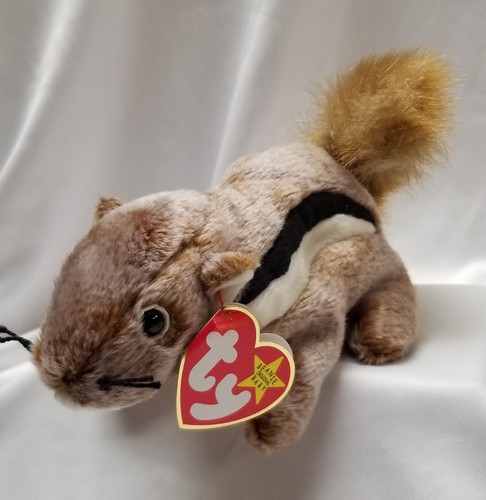 Chipper the Chipmunk Ty Beanie Baby Plush in Mint Condition with all ...