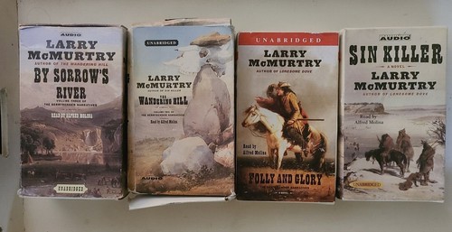 4 Lot of LARRY MCMURTRY ~ BERRY BENDER BOOKS on CASSETTE ~ Very Good ...