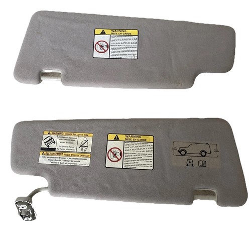 2005 Land Rover Sun Visors Pair Gray w/ Wires OEM LR3 Range Rover | eBay
