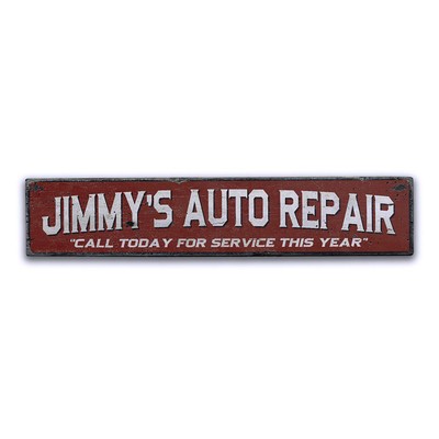 Auto Repair, Mechanic, Mechanic Gift - Rustic Distressed Wood Sign | eBay