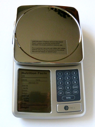 Kitrics Digital Nutrition Label Food Calculator Kitchen Scale NIB ...