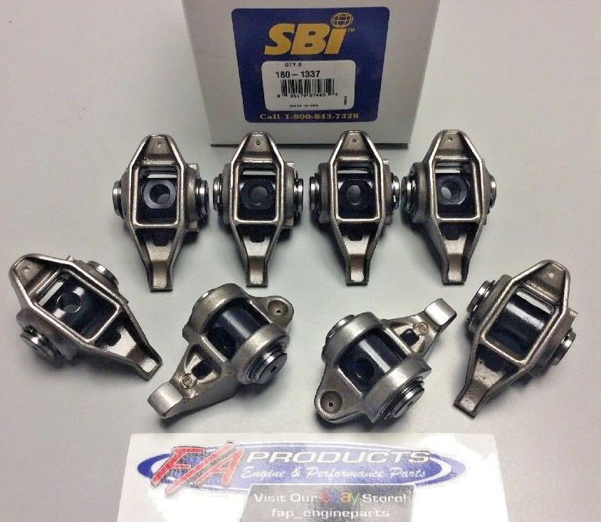 GM LS V8 4.8 5.3 6.0 6.2 1997 thru 2017 Engine Rocker Arm Set Of 8 SBI ...
