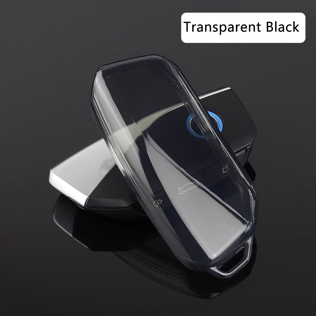 Transparent Clear Key Fob Case Cover Holder For BMW 2/7 Series X1 iX1 ...