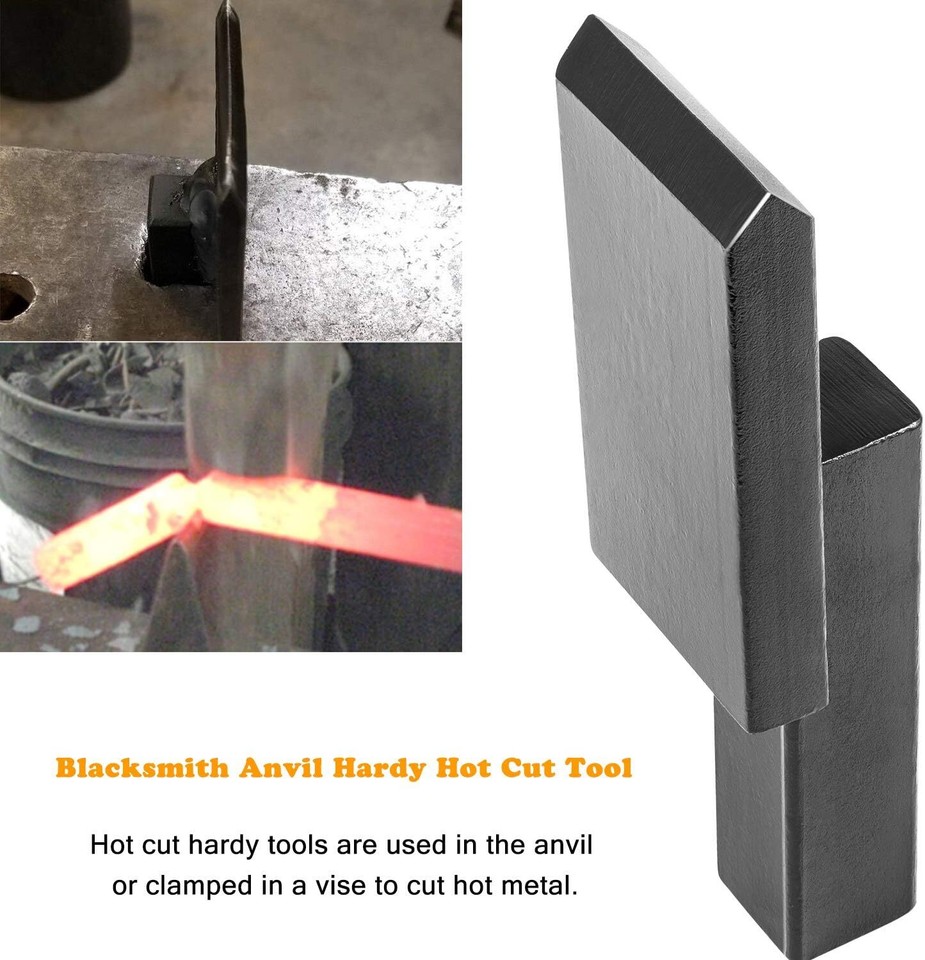 4PCS 1 Inch Blacksmith Anvil Hardy Tool Set, Creasing Stake Tool Hot ...