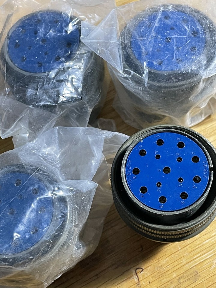 Amphenol circular connector;MS3106A28-20S 14 pins connector | eBay