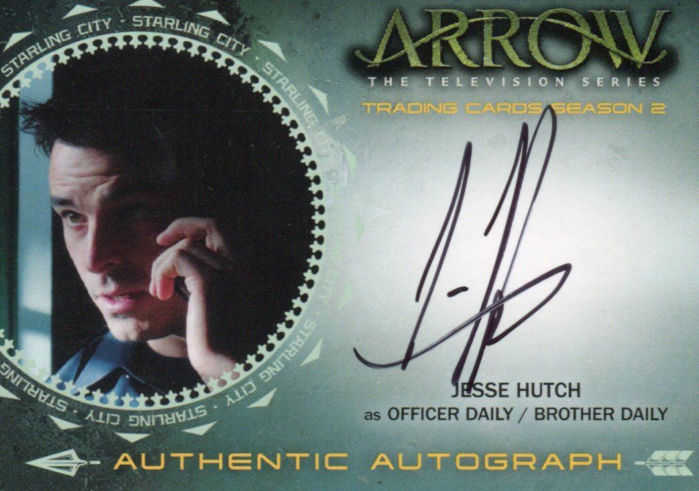 Arrow Season 2 Jesse Hutch as Officer Daily / Brother Daily Autograph ...