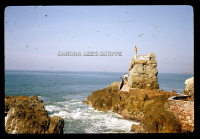 Lot of 2 1980s Slides El Clavadista The Diver Mazatlan Mexico Cliff ...