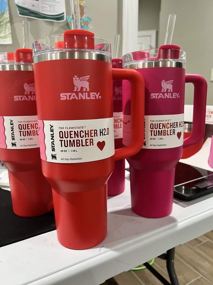 Stanley 40 oz Tumbler Red Valentines Day Target Exclusive, Ships ASAP ...