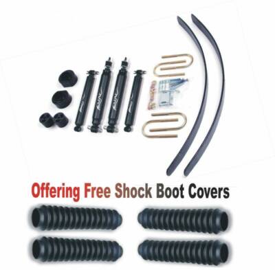 Zone 84-01 Fits Jeep Cherokee XJ 2in Lift Kit w/Chrysler Axle & Free ...