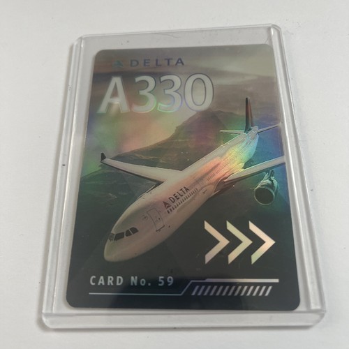 Delta Pilot Trading Card A330-300 Collectible Airbus Delta Air Lines No ...