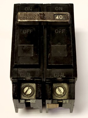 GENERAL ELECTRIC THQL2140 2 Pole 40 AMP Type THQ THQL TQL-AC Circuit ...