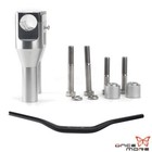 1-1/2" Motorcycle Handlebar Mount Adapter Risers Clamp W/ Handle Bar ...