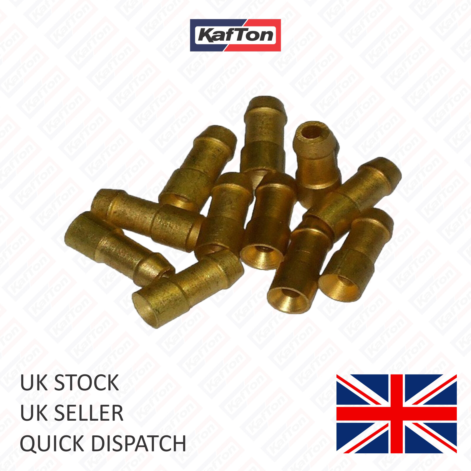 Uninsulated Brass Bullet Connectors 4.7mm Lucas Type Electrical ...
