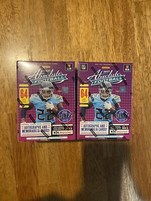 2021 Panini Absolute Football NFL Blaster Box x2 Factory Sealed ...