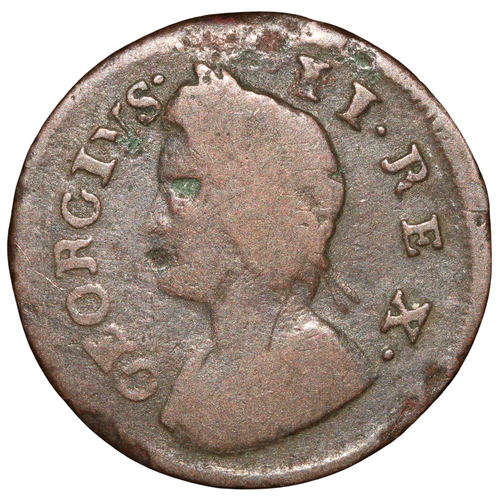 1733/3 George II Farthing Coin (Double Struck 3) | eBay UK