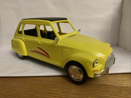 citroen dyane 602 1:18 model car Hard Plastic toy Dorj-toy New Yellow ...