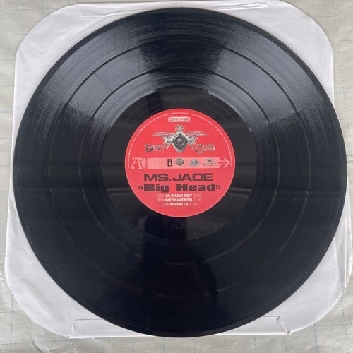 Ms. Jade~Big Head ~2002 Hip-Hop - Timbaland Beat Club- 12" Vinyl Record ...