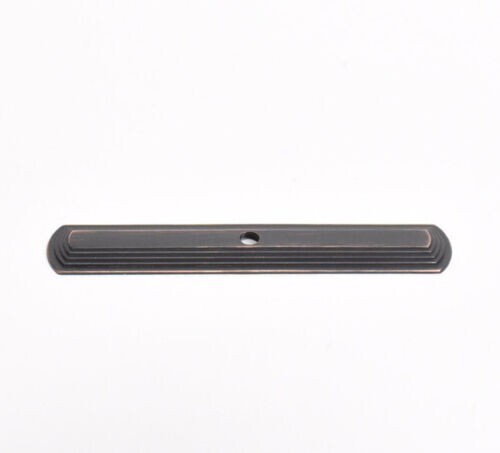10 pack GlideRite 6" Long Narrow Rounded Cabinet Back Plates 1079-ORB ...