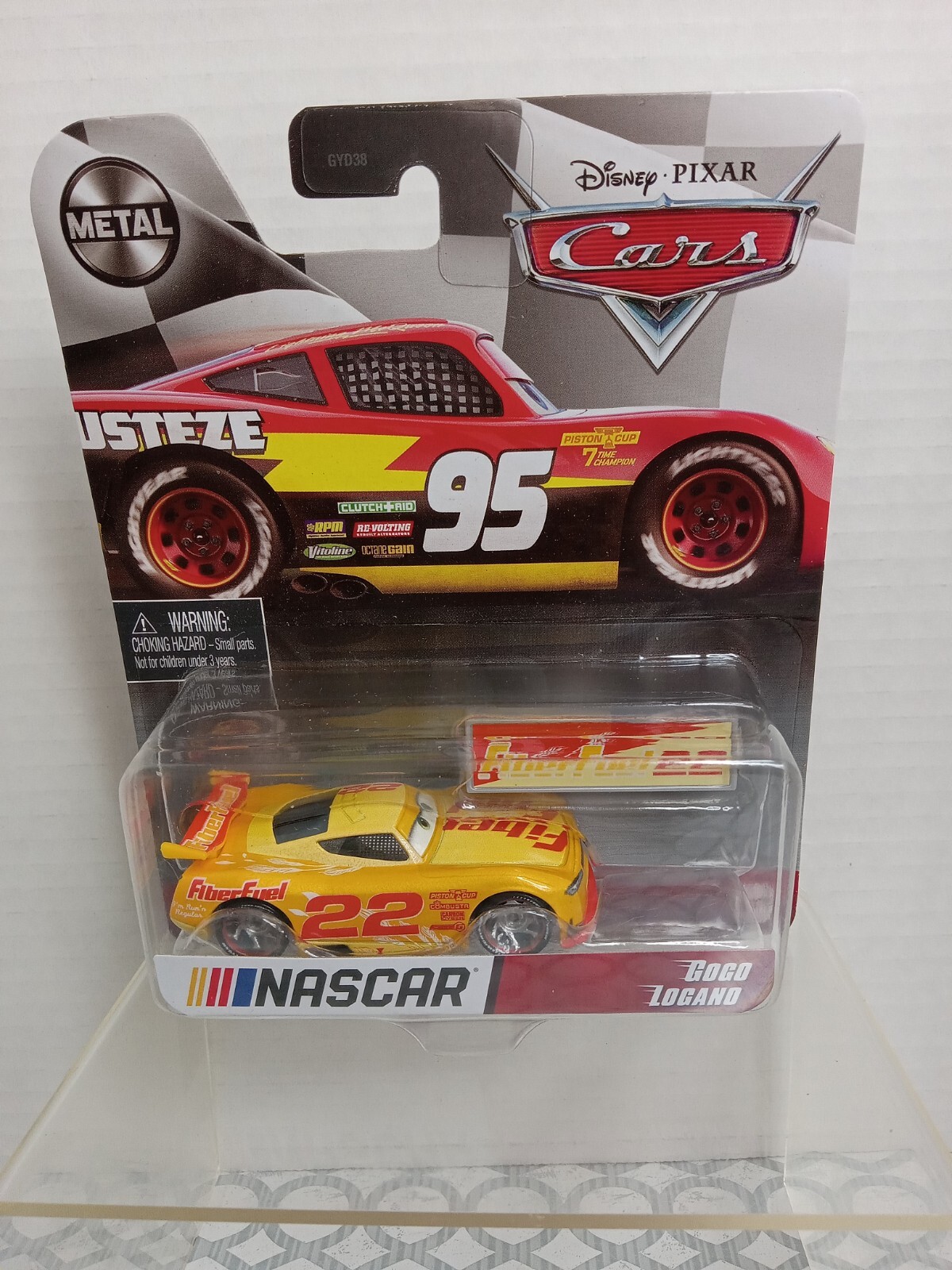 Disney Pixar Cars Nascar: FIBER FUEL #22 GOGO LOGANO Vehicle (2020, Mattel)