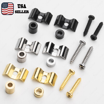 2 Pcs Guitar String Trees String Retainer Guides for Strat Tele Guitar ...